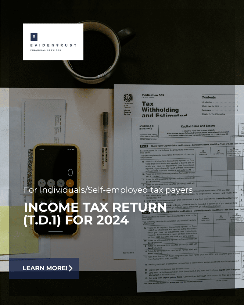 Personal Income Tax Return 2024 - Evidentrust Financial Services Ltd